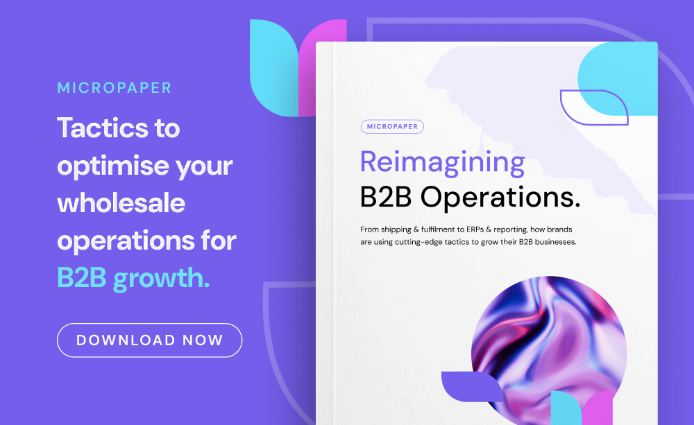 Reimagining B2B Operations - B2B Micropaper - SparkLayer - The powerful B2B eCommerce platform
